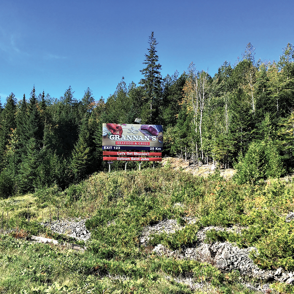 Saint John - Hampton - Highway Signage #803
