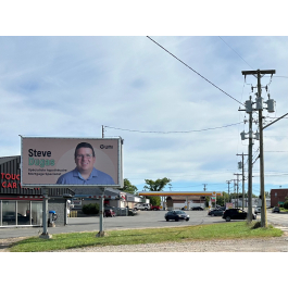 Bathurst, New Brunswick - Bridge Street - Billboard #202