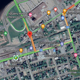 Campbellton, New Brunswick - Water Street Corner - Digital Billboard #701