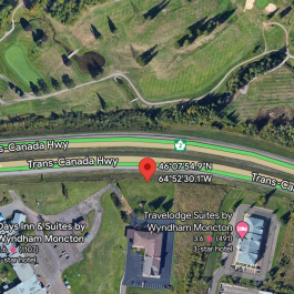 Route 2 - Moncton, New Brunswick - Highway Billboard #432 Eastbound