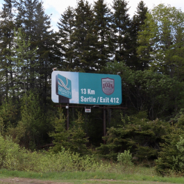Route 11 - Dalhousie, New Brunswick - Highway Signage #215