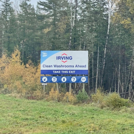 Route 1 - Saint Stephen, New Brunswick - Highway Signage #450