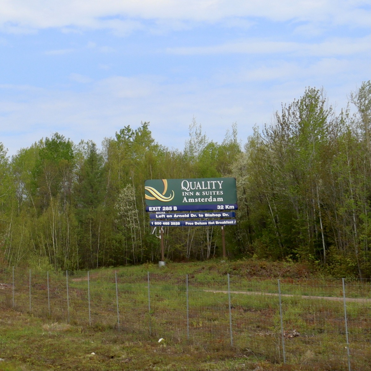 NB Route 2 - Oromocto, NB - Highway Signage #468